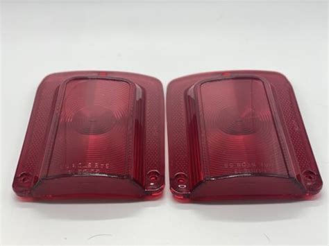 1965 Chevy Chevelle Malibu Tail Light Lens Pair No Chrome Trim Ebay