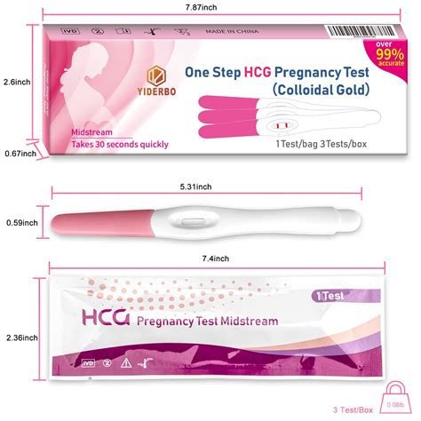 Snapklik Pregnancy Test HCG 1 Test Bag 3 Tests Box Pregnancy