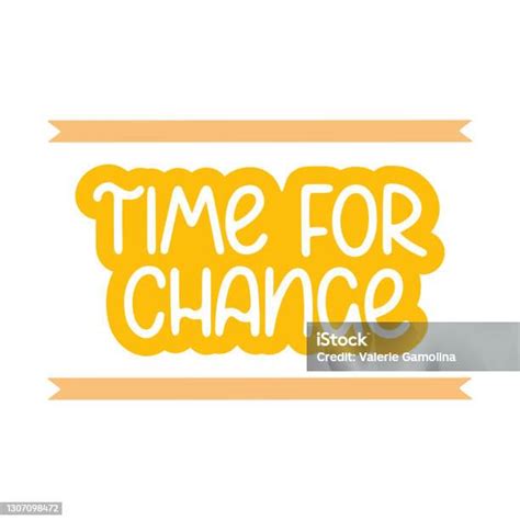 변경 시간 리본이 있는 노란색 벡터 손으로 그린 글자 제로 폐기물 재활용 카드 엽서 배너 포스터 스티커 및 소셜 미디어를 위한 벡터 템플릿 개념에 대한 스톡 벡터 아트 및