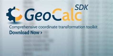 Blue Marble Releases GeoCalc SDK GeoInformatics