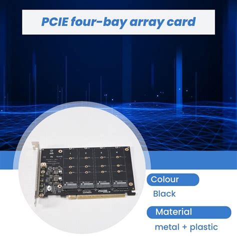 Ph44 Nvme 4 Disk Array Card Pcie Split Array Card R4e3f Ebay