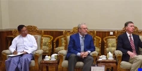 Myanmar Russia Sac Member Dy Prime Minister Receives Delegation