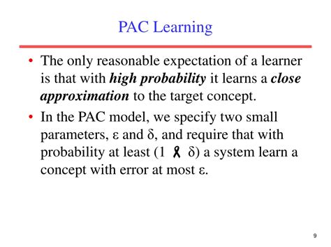 ppt cs 391l machine learning computational learning theory