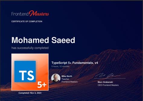 Mohamed Saeed On Linkedin Typescript Webdevelopment Javascript Learningjourney Frontendmaster