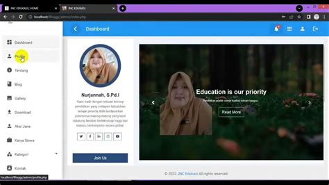 Creating Personal Blog Php Mysql Using Htmlcodex Template Youtube