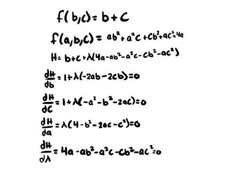 solved given that a c b2 ac 4a find the maximum value of