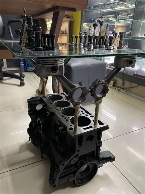 Engine Table With Chess Set Engine Table Gearhead Man Etsy Artofit