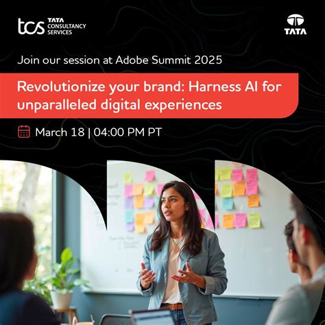 Tcs Ai And Advanced Tech On Linkedin S719 Adobesummit Ai