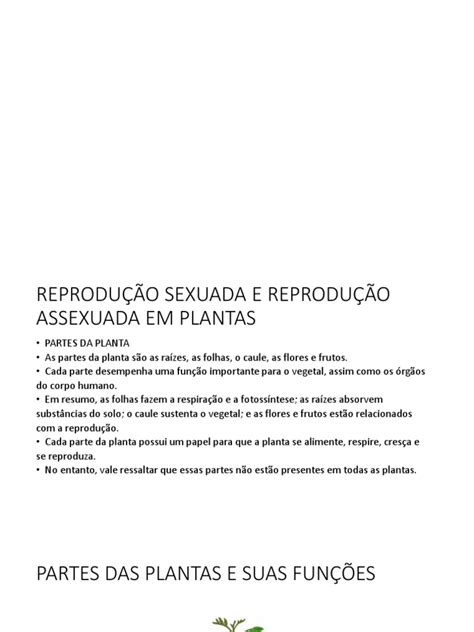 Reprodução 8 Ano Pdf Reprodução Plantas