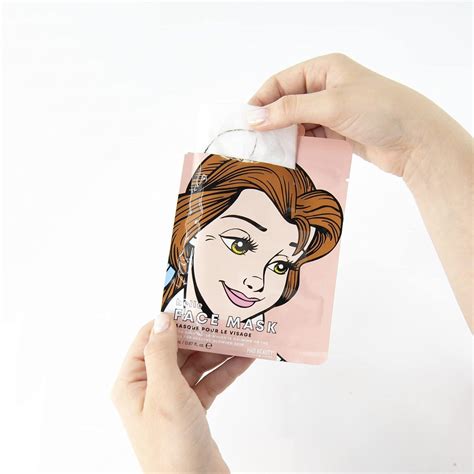 Mad Beauty Disney Princess Belle Face Mask Rose Water Infused Sheet