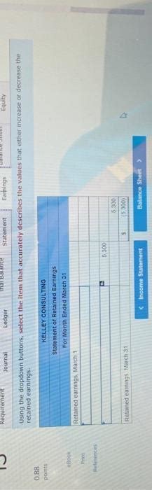Solved Using The Dropdown Buttons Select The Financial