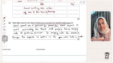 O Level Igcse Accounting Feb March 2024 P22 Q2 Control Accounts