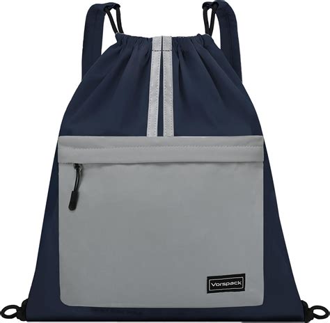 Vorspack Drawstring Backpack Drawstring Bag With Front