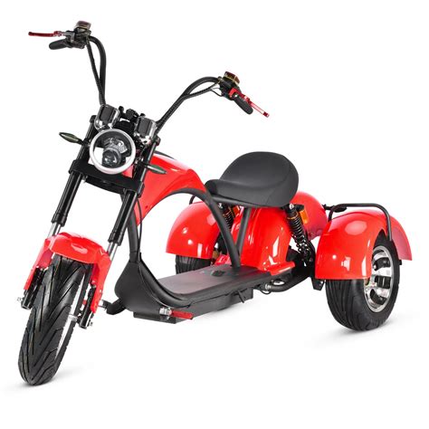 Moto Tricycle Adult 30 Mph 45kmh Eec Approved Removable Lithium