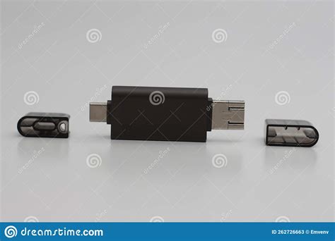 A Close Up Of Multifunction USB OTG Adapter Stock Image Image Of Product Fast