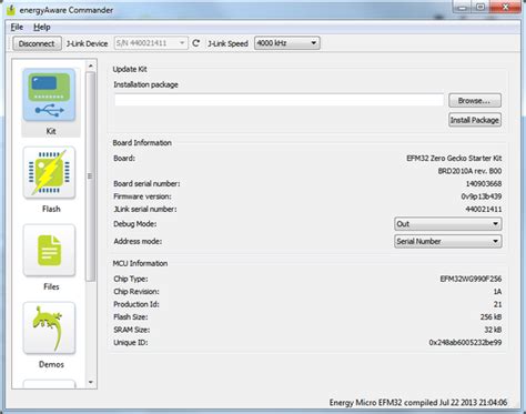 Using An Efm32 Starter Kit As An External Debugger
