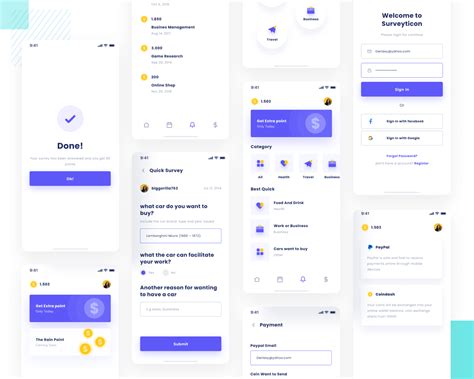 Research Survey Examples For Design Inspiration Justinmind