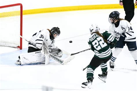 In Her First Girls Hockey Season Lily Lauer Became The Goalie Bemidji