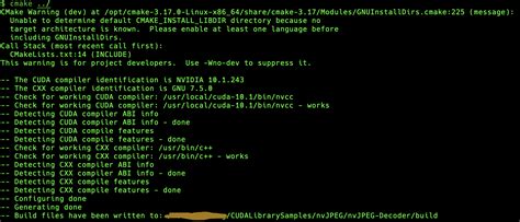 Compile Error In Ubuntu Machine · Issue 10 · Nvidiacudalibrarysamples · Github