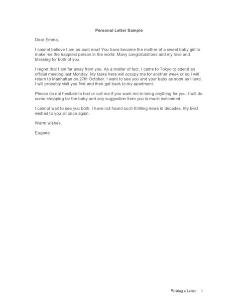 47 Best Personal Letter Format Templates 100 Free