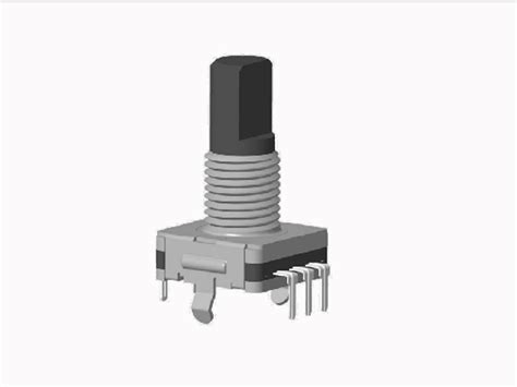 ec11 metal shaft rotary encoder with threaded bushing soundwell electronic