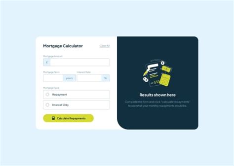 Frontend Mentor Mortgage Repayment Calculator Solution Coding Challenge Solution