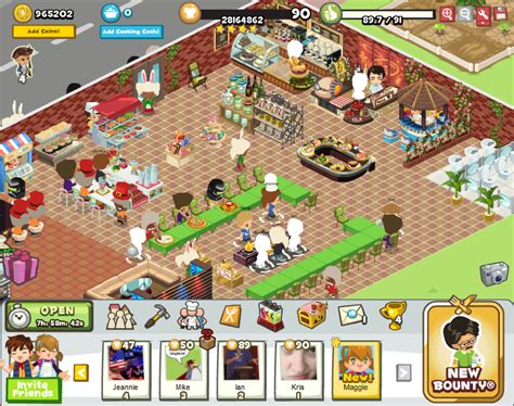 Screenshot Of Restaurant City Browser 2009 Mobygames