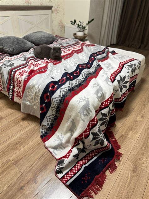 Плед Bridge Обрамлення зимовий євро 60 бавовна 200 х 220 см 1135534 — купити на Eva Ua — ціна