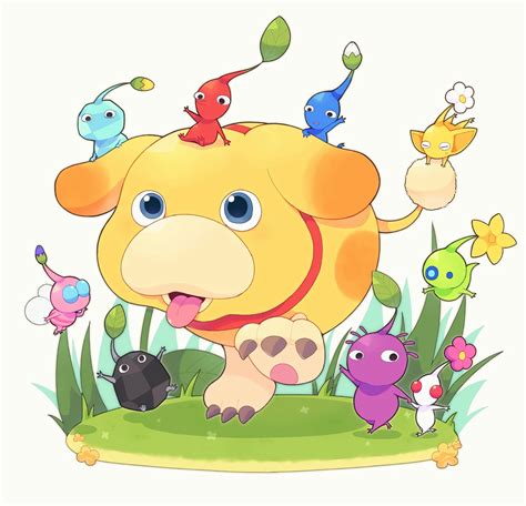 Red Pikmin Yellow Pikmin Blue Pikmin Purple Pikmin White Pikmin