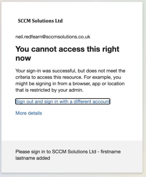 just dropped in to see what condition my conditional access rule was