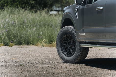 2025 Ford F150 Fuel Surge Black Fuel Off Road Wheels