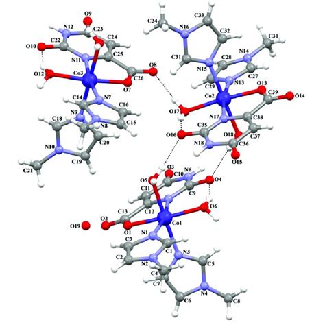 The Molecular Structure Of 2 With The Atom Labeling Scheme Download