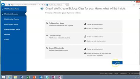 Onenote Class Notebook Home