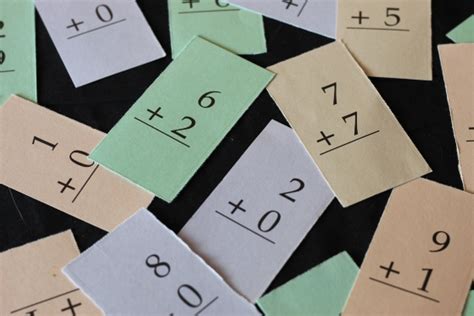 Using Math Flash Cards To Teach Various Concepts Worksheets Library