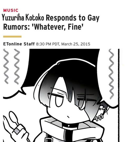 Yuzuriha Kotoko Responds To Gay Rumors Just You And Me In This Moment Serial Killers