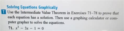 solved solving equations graphically t use the intermediate