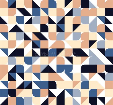 Seamless Abstract Geometric Pattern Stock Vector Illustration Of