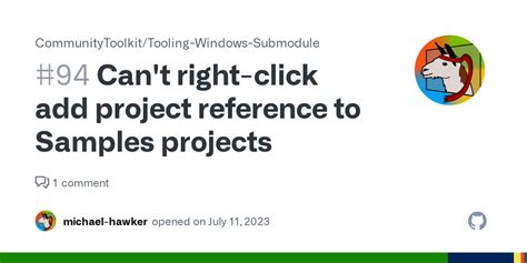Cant Right Click Add Project Reference To Samples Projects · Issue 94
