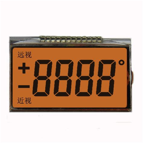 customized tn positive lcd modules 7 segment lcd display with pin