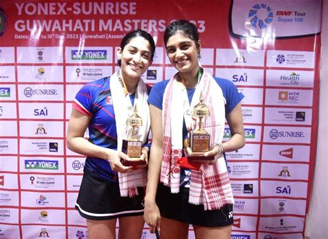 Indias Ashwini Ponnappa And Tanisha Crasto Pose For Photos After