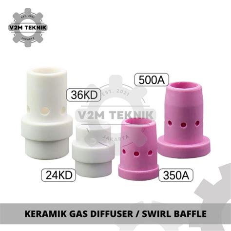 Jual Gas Diffuser 24kd 36kd Pana350 Pana500 Keramik Las Mig Co2 Mb24kd Mb36kd P350 P500 24kd