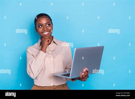 Photo Of Dreamy Intelligent Young Programmer Brainstorming Generate New