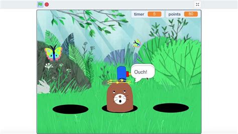 Scratch Coding Tutorial Game Series Whack Mr Mole YouTube