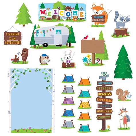 Woodland Friends Welcome Bulletin Board Creative Teaching Press