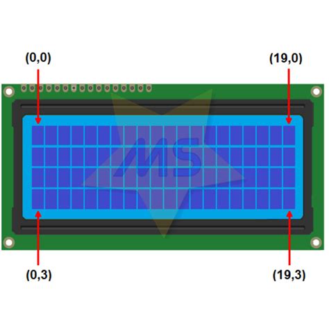 Display Lcd Azul X Com I C