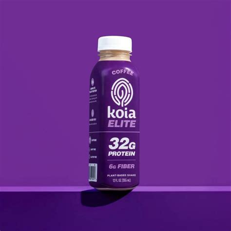 Koia Elite Coffee 32g Protein Plant Based Shake 12 Fl Oz 32 Gram 12