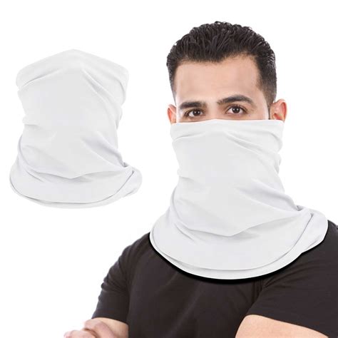 Hengsof Mens Summer Uv Protection Cooling Neck Gaiter Face Clothing