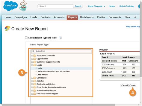 Create A Tabular Report CustomGuide