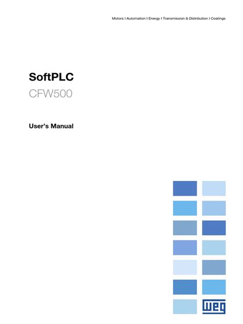 Weg Cfw500 Softplc Manual 10002299985 Manual English Pdf Low Pass Filter Programmable
