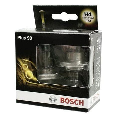 Żarówki halogenowe Bosch Plus 90 H4 12V 60/55W, 2 szt. - Bosch ...